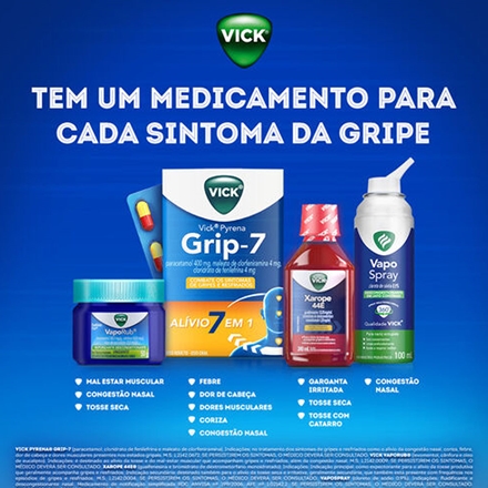 Vick Pyrena Grip 7 com 10 cápsulas- Farmácias Unipreço