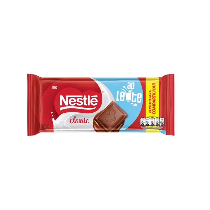 CHOC NESTLE 150G CLASSIC AO LEITE