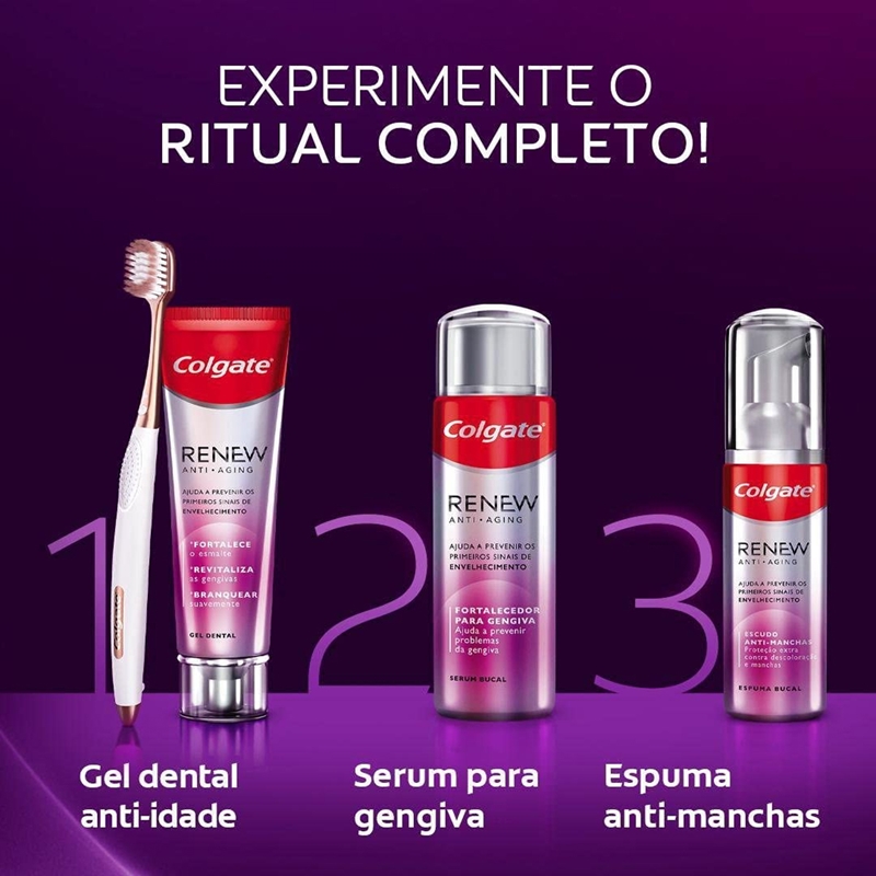 Espuma Bucal Colgate Renew Anti-Aging 48ml - Farmácias Unipreço
