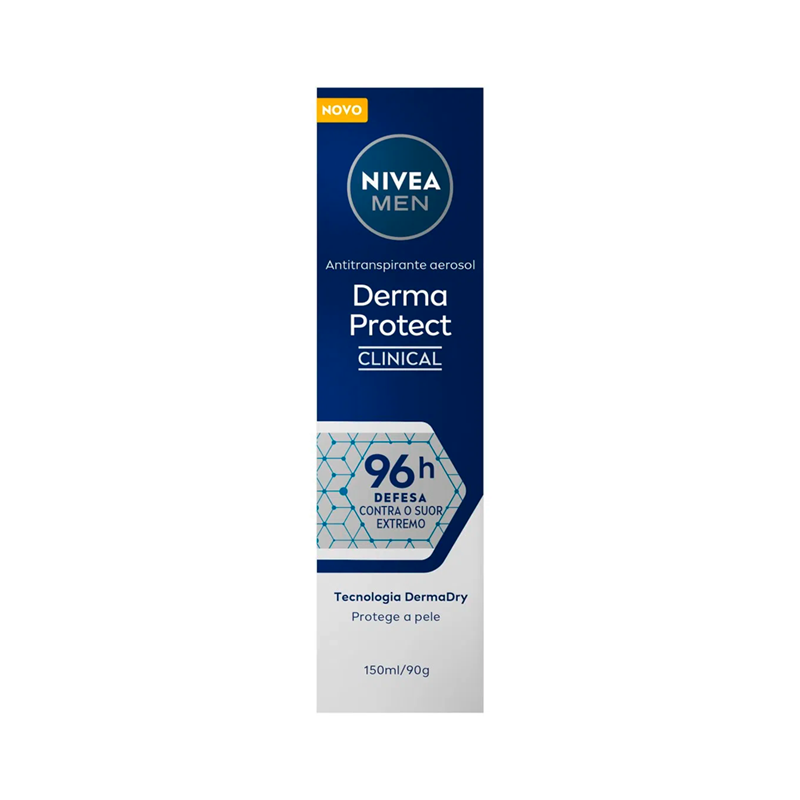 DESODORANTE NIVEA MASCULINO AEROSOL DERMA PROTECT CLINICAL 150ML