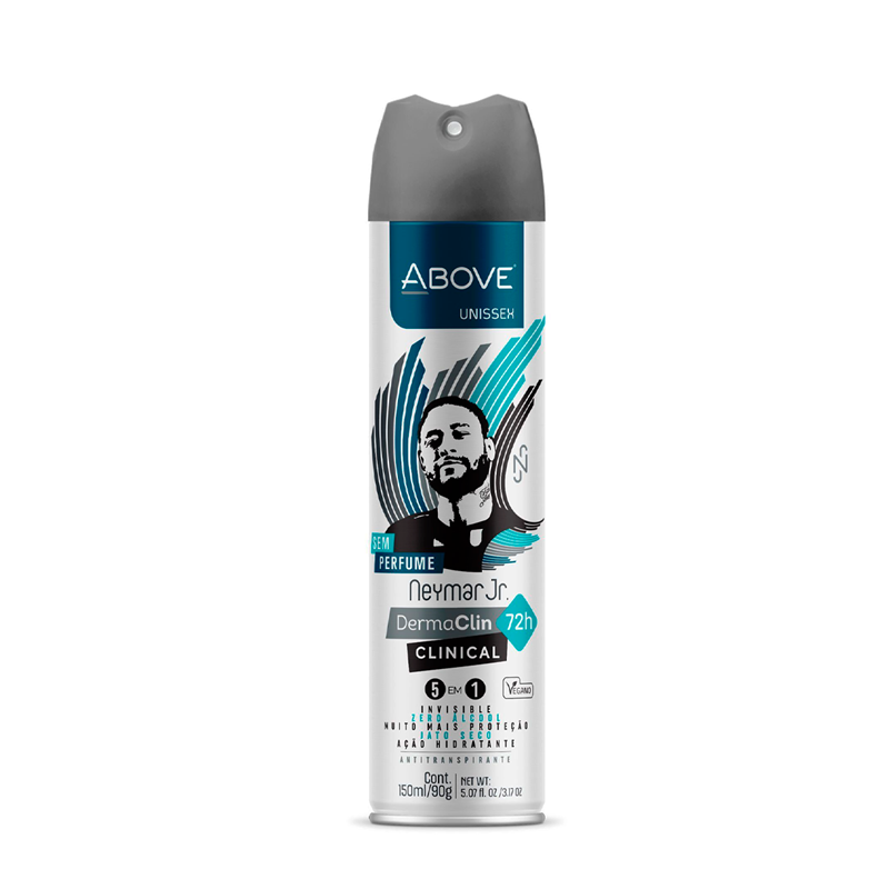 Desodorante Aerosol Above Neymar Jr Sem Perfume Com 150ml