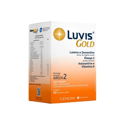 Suplemento Vitamínico Luvis Gold Com 60 Cápsulas - Farmácias Unipreço