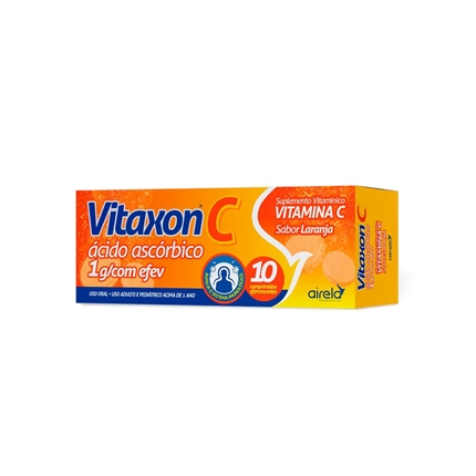 Vitaxon C 1g Sabor Laranja com 10 Comprimidos Efervescentes - Farmácias ...