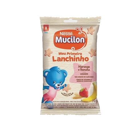 Mucilon Snack Morango e Banana 35g