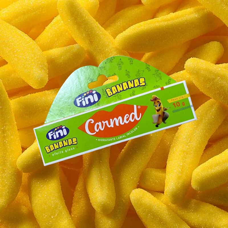 Hidratante Labial Carmed Sabor Fini Bananas com 10g Cimed - Farmácias ...