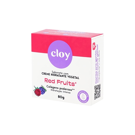 Sabonete em Barra Cloy Red Fruits 80g - Farmácias Unipreço