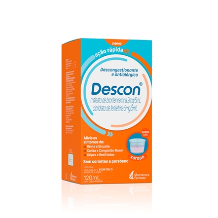 Descon Xarope Sabor Uva 120ml - Farmácias Unipreço