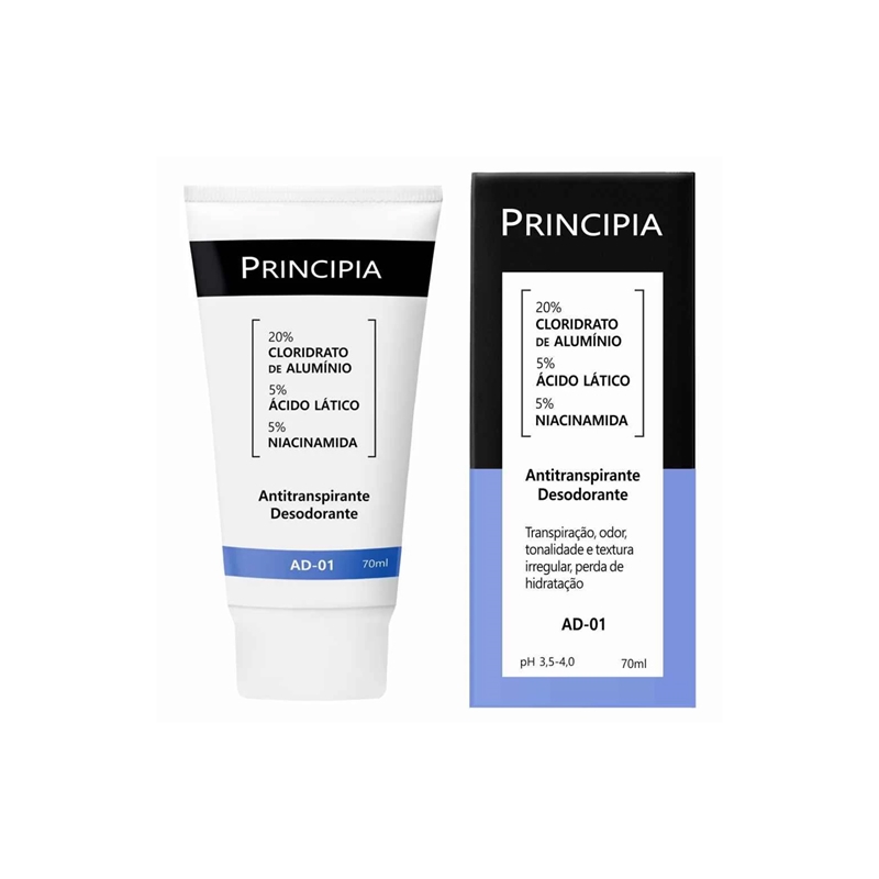 Antitranspirante Desodorante Principia 70ml Ácido Latico + Niacinamida ...
