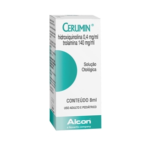 Cerumin 0,4mg + 140mg Com Solução Otológica Com 8ml - Farmácias Unipreço
