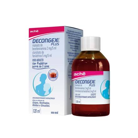 Decongex Plus Xarope Com 120ml | Farmácias Unipreço
