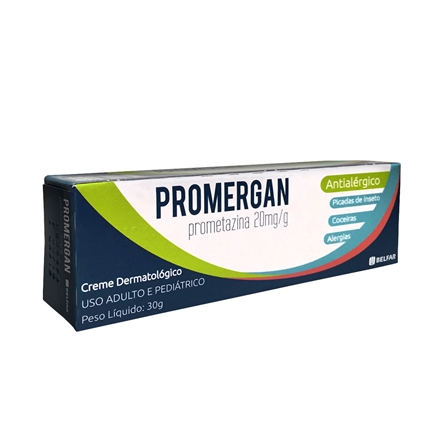 Promergan 20mg/g Creme Dermatológico 30g - Farmácias Unipreço