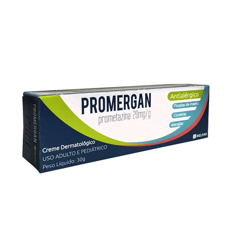 Promergan 20mg/g Creme Dermatológico 30g - Farmácias Unipreço