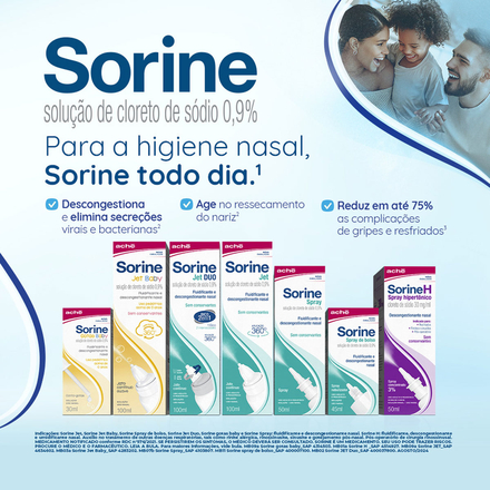 Sorine Jet Solução Nasal 0,9% Spray 50ml - Farmácias Unipreço
