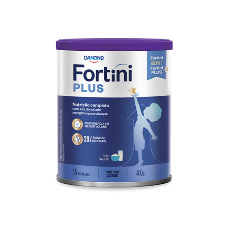 Fórmula Pediátrica Fortini Plus sem Sabor Zero Lactose 400g - Farmácias ...