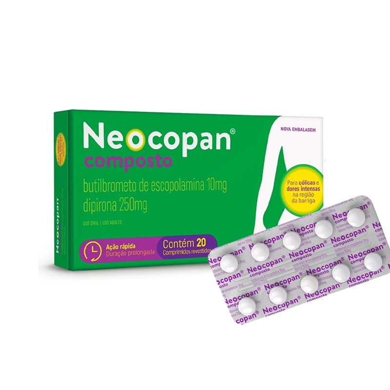 Neocopan Composto com 20 comprimidos | Farmácias Unipreço