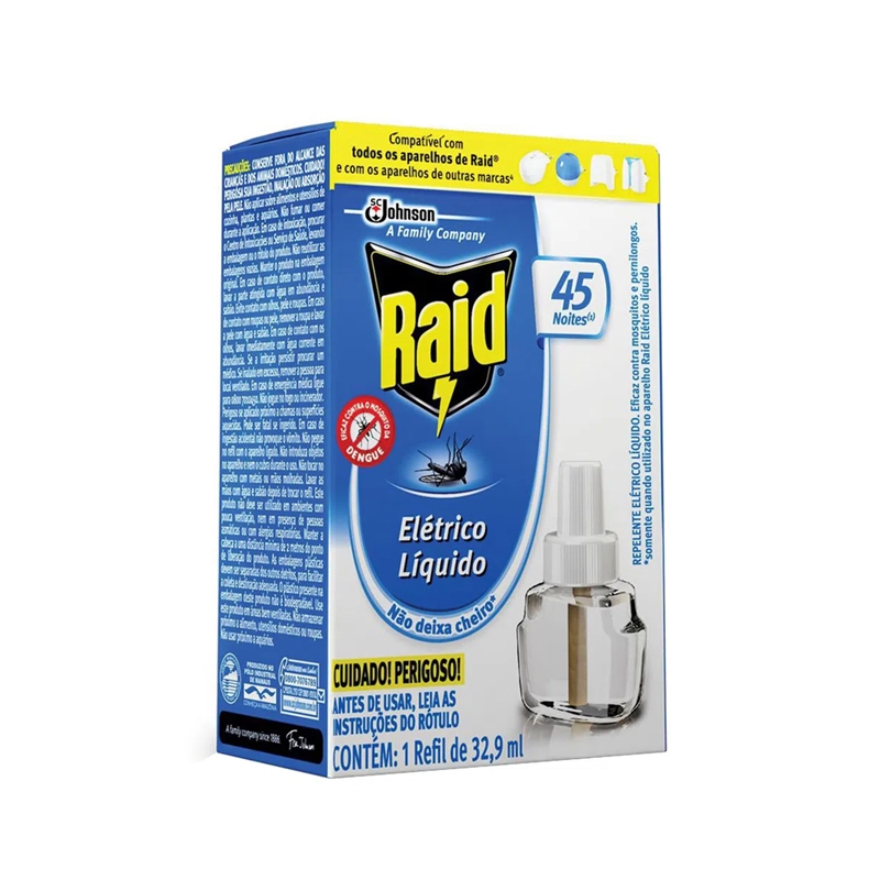 REFIL RAID PROTECTOR 45 NOITES 32,9ML
