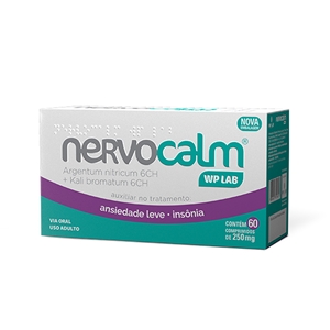 Nervocalm 250mg com 60 comprimidos - Nervocalm em Promoção.