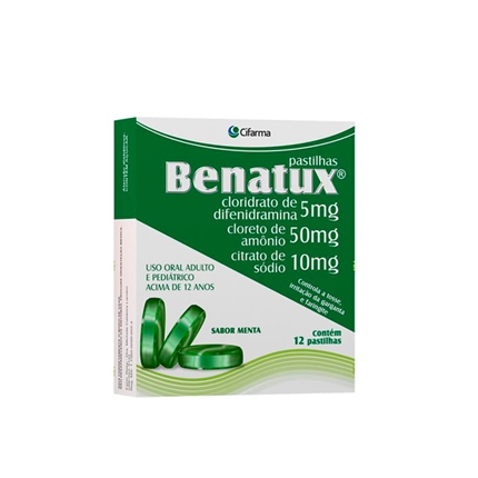 Benatux Sabor Menta Com 12 Pastilhas - Farmácias Unipreço