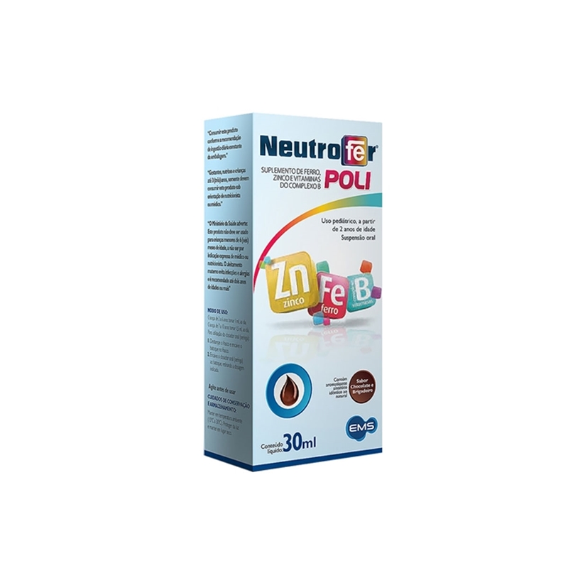 Neutrofer Poli Suspensão Oral 30ml Ems - Farmácias Unipreço