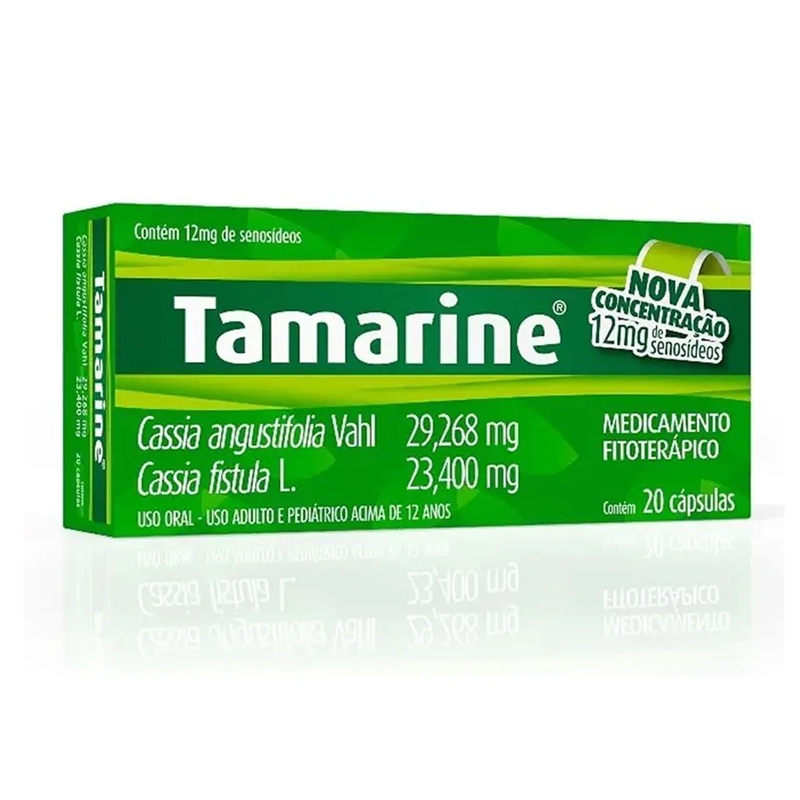 Tamarine 12mg com 20 cápsulas | Farmácias Unipreço