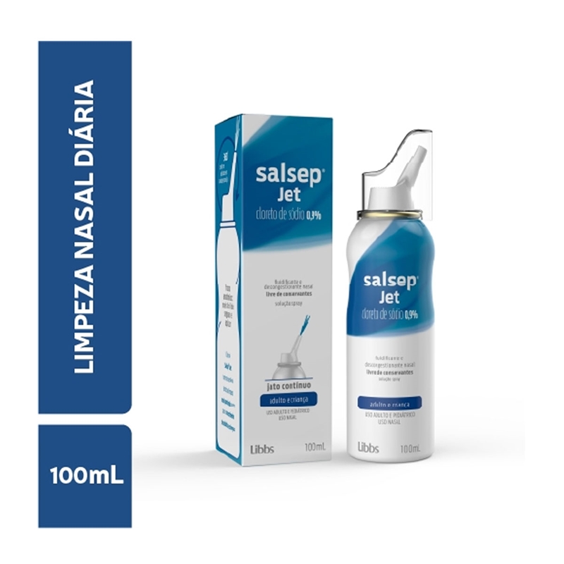 Salsep Jet 0,9% Solução Nasal 100ml - Farmácias Unipreço