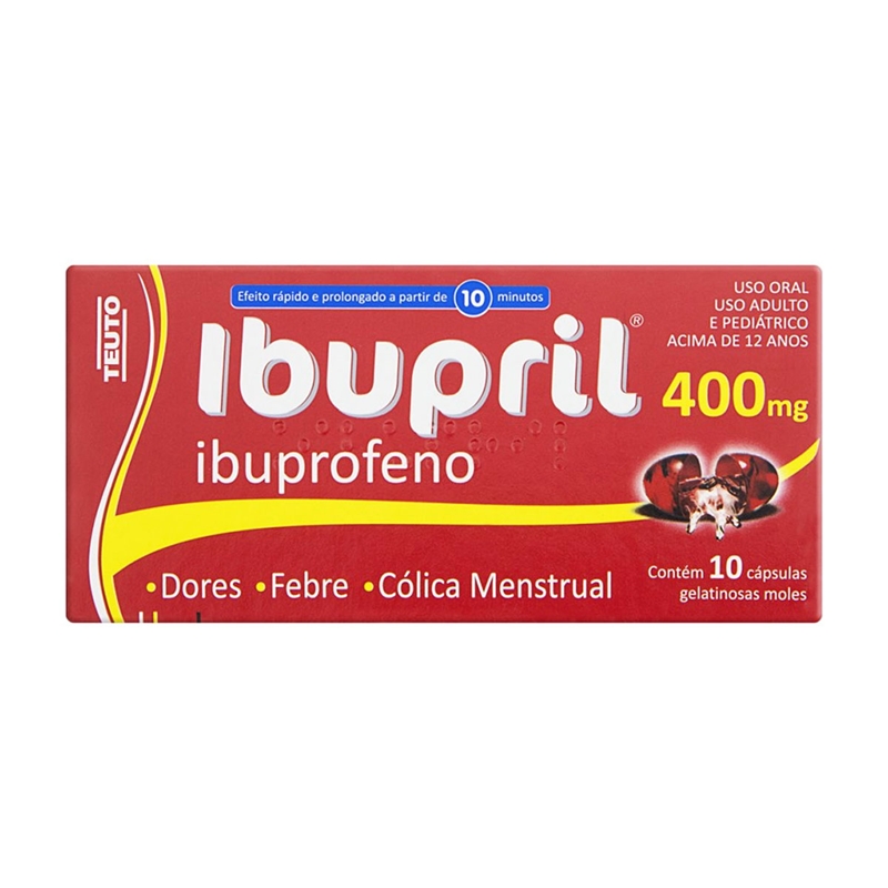 Ibupril 400mg Teuto com 10 Comprimidos - Farmácias Unipreço