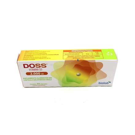 DOSS 2000UI 30 CAPSULAS