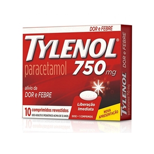 Tylenol 750mg Com 10 Comprimidos Revestidos - Farmácias Unipreço