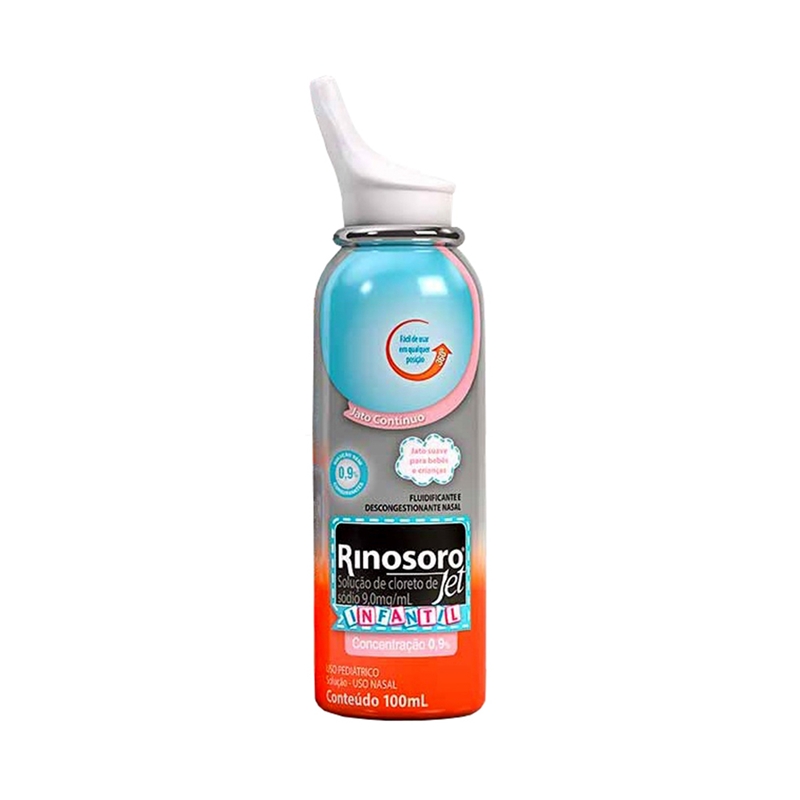 Rinosoro Jet 0,9% Infantil Spray 100ml - Farmácias Unipreço