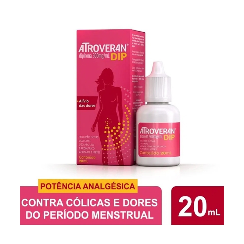 Atroveran Dip 500mg/ml Gotas com 20ml - Farmácias Unipreço