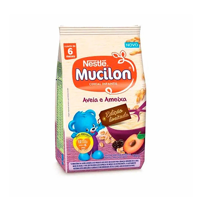 Cereal Infantil Nestlé Mucilon Ameixa e Aveia Sachê 180g - Farmácias ...