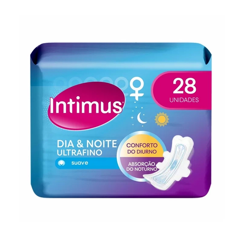 ABSORVENTE INTIMUS ULTRA FINO DIA/NOITE 28 UNIDADES