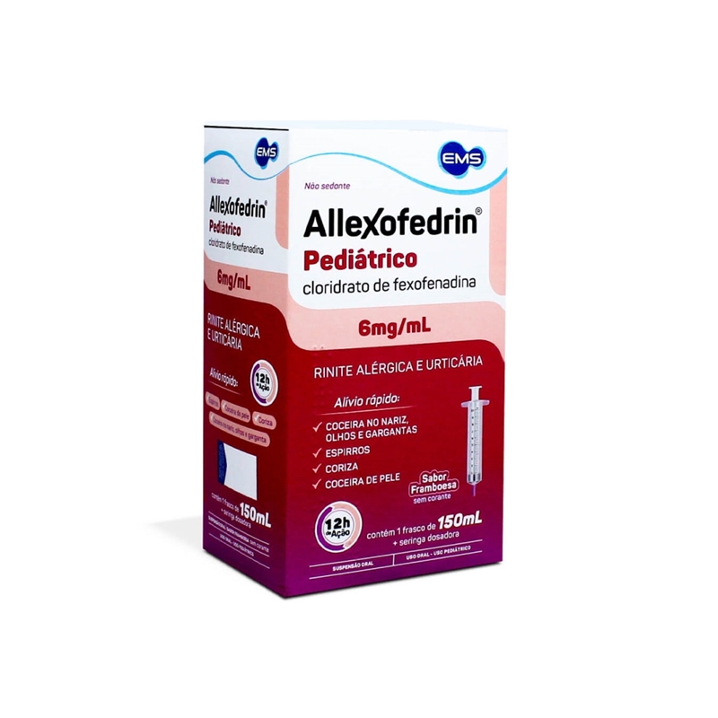 Allexofedrin Pediátrico 6mg/ml Suspensão Oral 150ml - Farmácias Unipreço