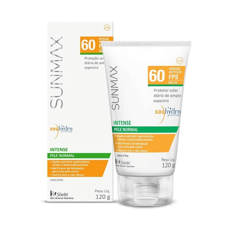 Protetor Solar Sunmax Intense Pele Normal Fps60 Com 120g