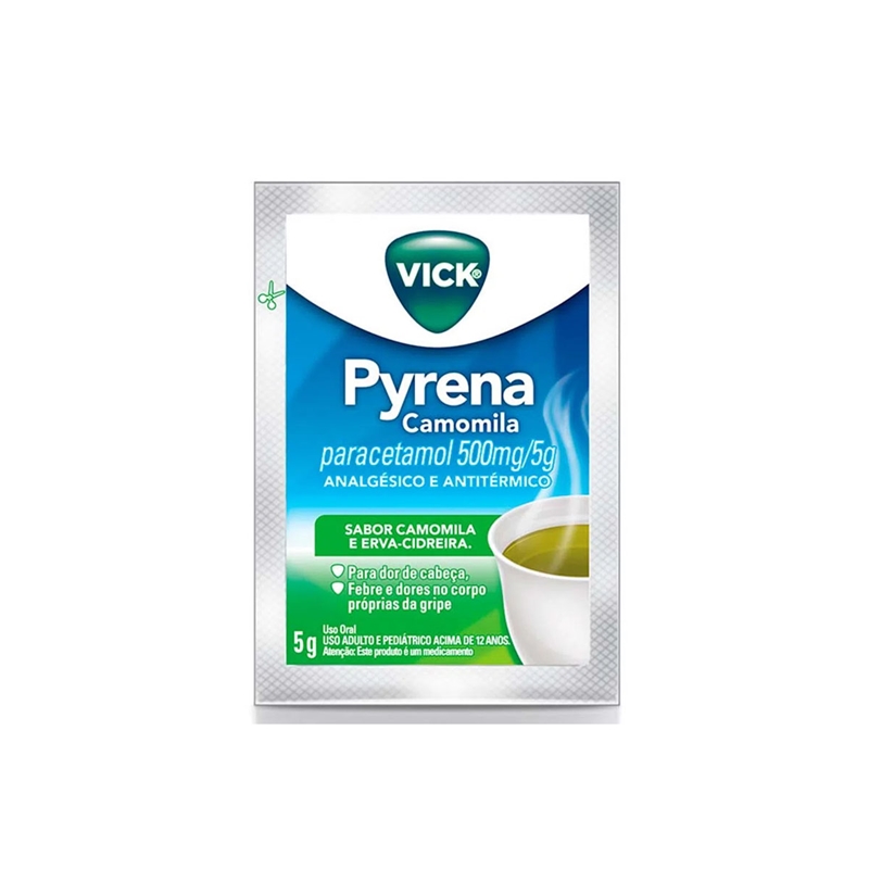 Chá Vick Pyrena Camomila e Erva Cidreira Sachê 5g cada - Farmácias Unipreço