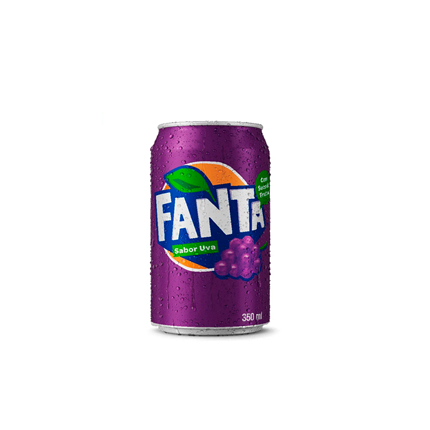 Fanta Uva Lata Com 350ml