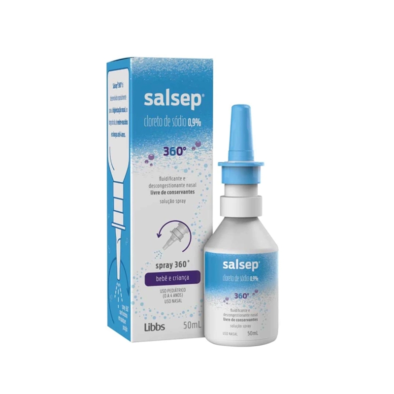 Salsep 360 Spray Nasal Pediátrico 9mg/Ml 50ml - Farmácias Unipreço