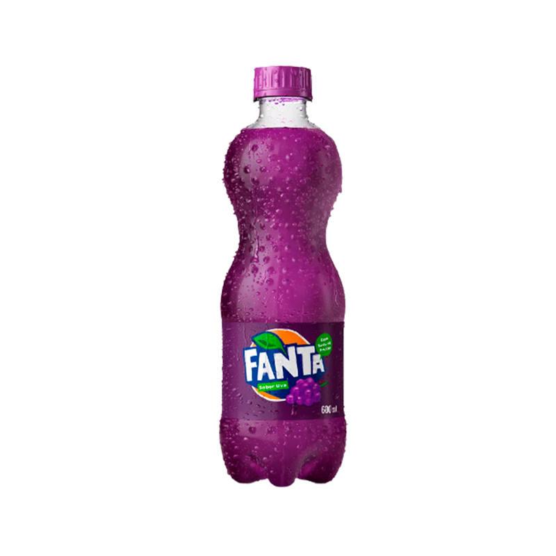 Fanta Uva Pet Com 600ml